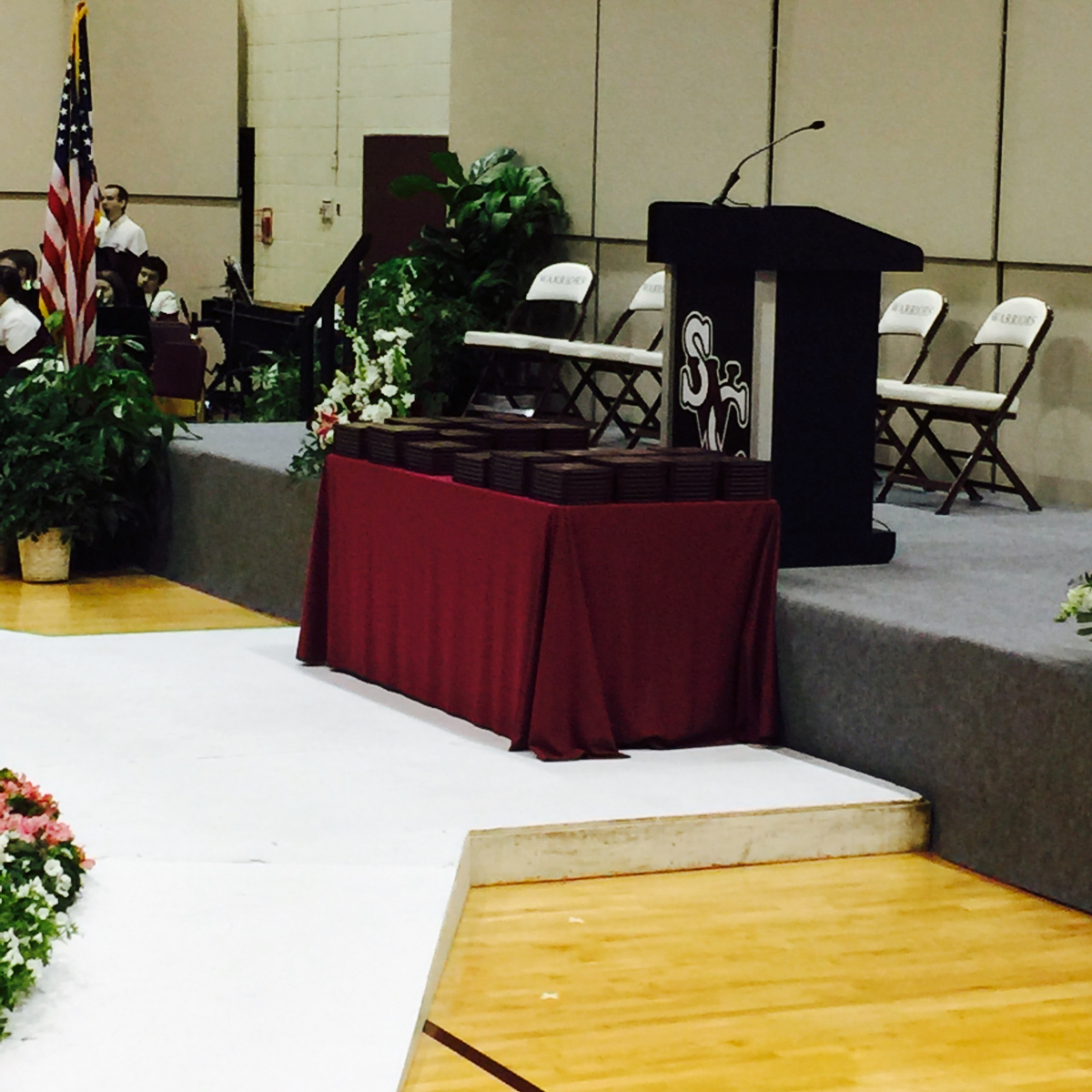 Installing a High School Podium | DH Schmidt